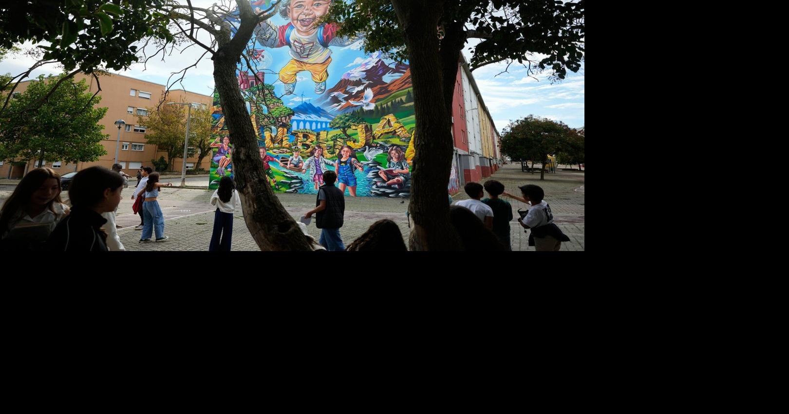 Murals at a housing project in Portugal highlight UN goals and build ...