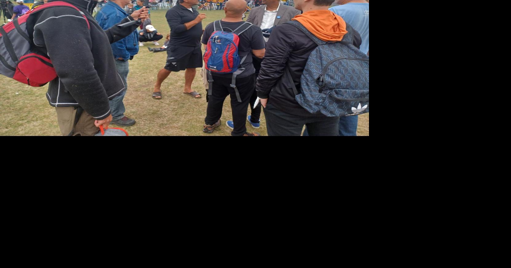 Hamilton Centre NDP MP Matthew Green confronts heckler during Hamilton ...