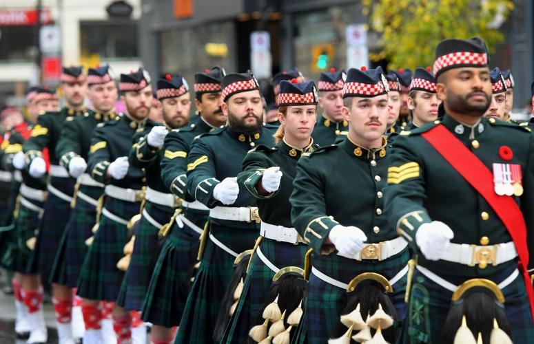 Garrison parade remembers those who served