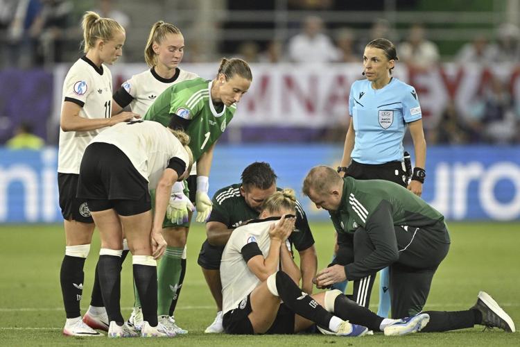 Germany captain Giulia Gwinn to miss rest of Euro 2025 with knee injury