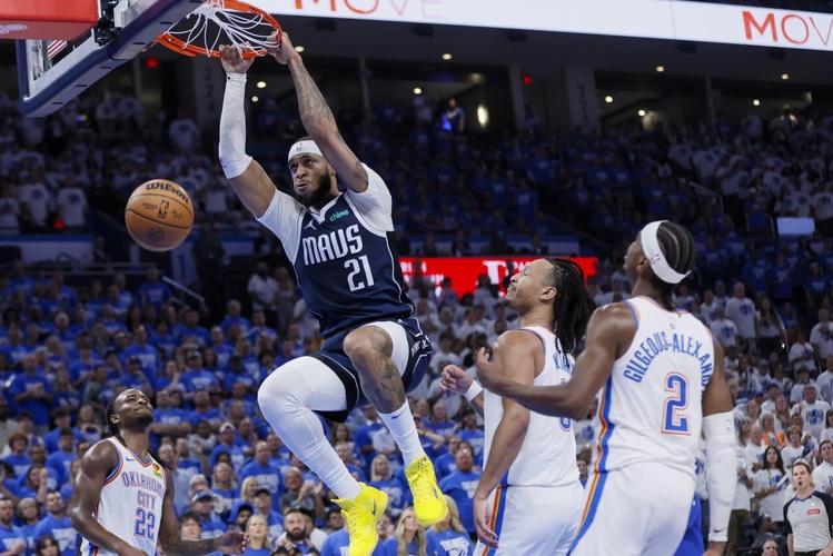 Gilgeous-Alexander has 29 points to help Thunder roll past Mavericks in Game 1 of West semifinals