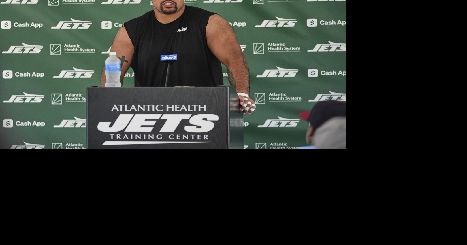 Jets' Alijah Vera-Tucker to miss season with torn triceps, coach Aaron ...