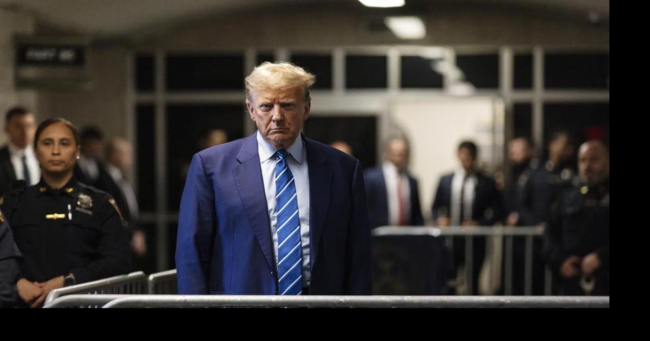 Trump goes from court to campaign at a bodega in his heavily Democratic ...