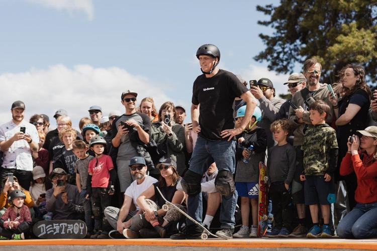 Tony Hawk, Mark McMorris help open skateboard park expansion in ...