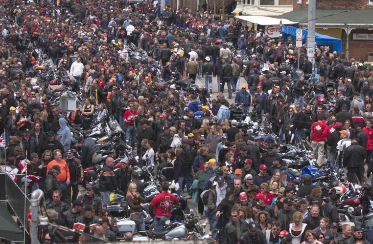 A look back at Friday the 13th biker rallies to Port Dover