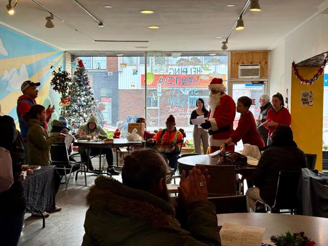 Helping Hands’ Christmas gathering on Barton Street East