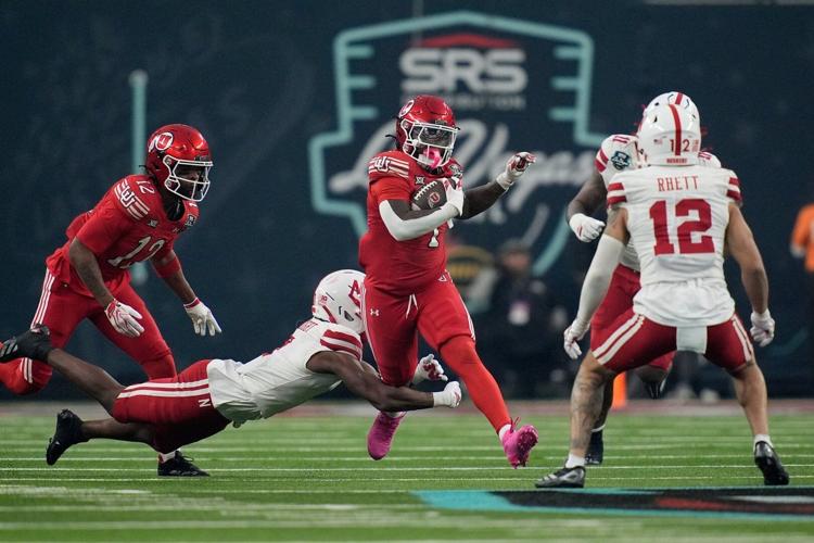 Devon Dampier leads No. 15 Utah past Nebraska in Las Vegas Bowl, 44-22