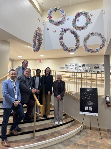 Butterfly Bereavement Project art Installed at Town Hall, recognizing ...