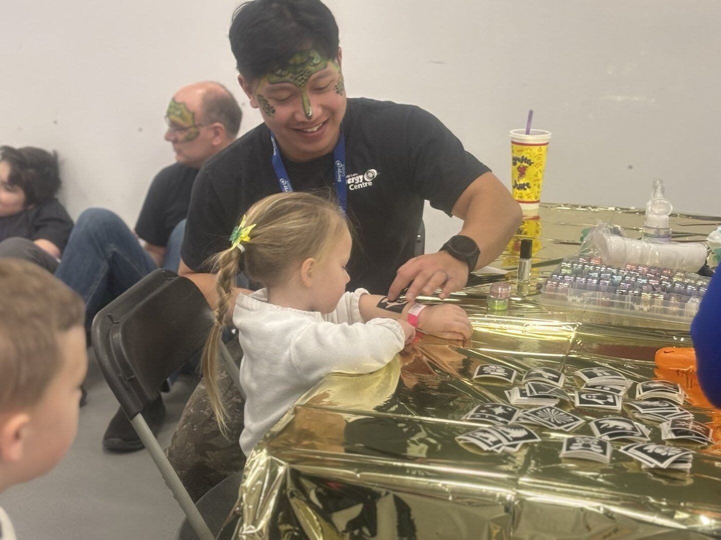 Cold Lake kids countdown at New Year's Eve party