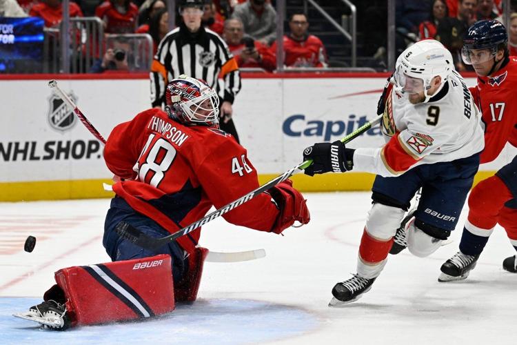Panthers rebound from an 8-goal loss to Carolina, beat Capitals 5-2 in ...
