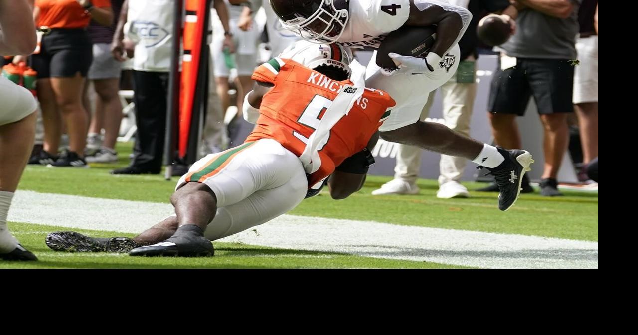 Miami All-America safety Kamren Kinchens carted off against Texas A&M ...