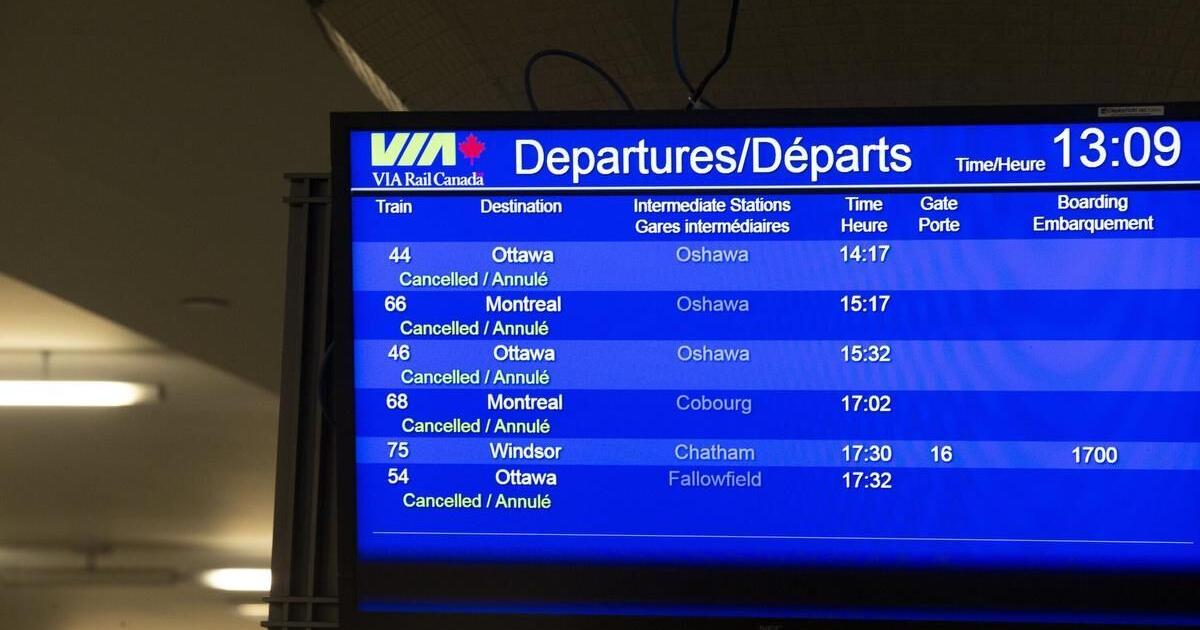 Canada’s intercity rail network rotting away