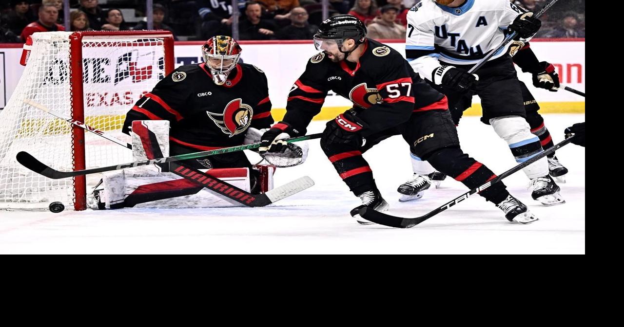 Senators beat Utah 3-1 for weekend sweep at home