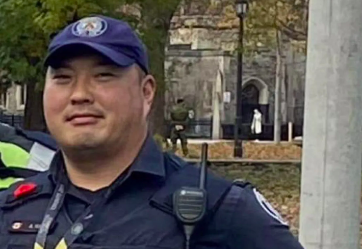 Friends and colleagues mourn slain Toronto police officer Andrew Hong
