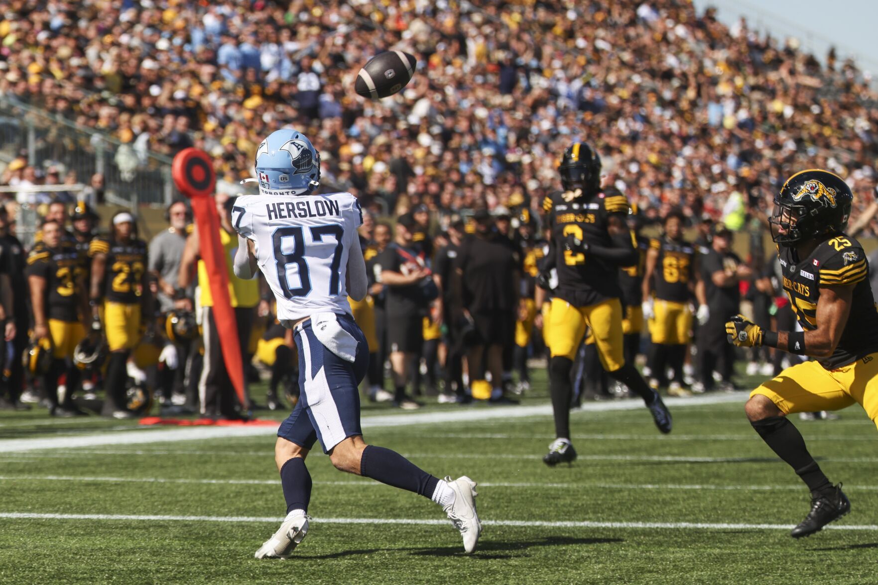 Photos: Ticats fall to Argos in Labour Day Classic