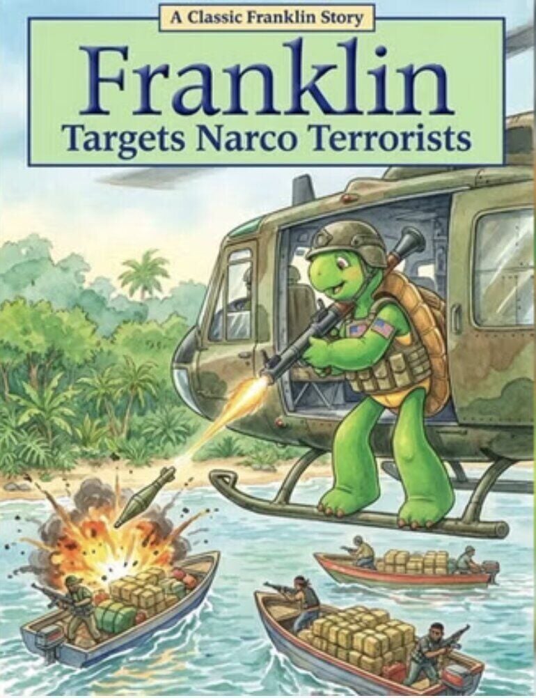 Why is Pete Hegseth turning Franklin the Turtle into Rambo?