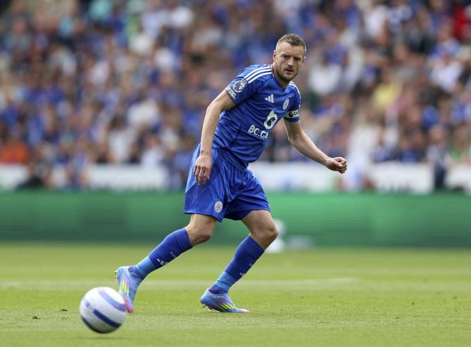 Vardy scores landmark goal for Leicester in farewell game for club