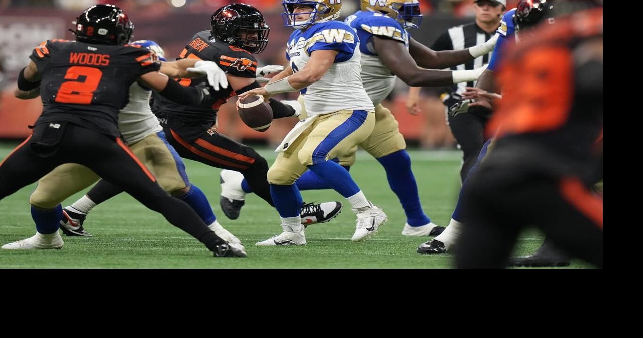 Bombers stage late comeback to beat B.C. 34-26 in OT to tighten hold on ...