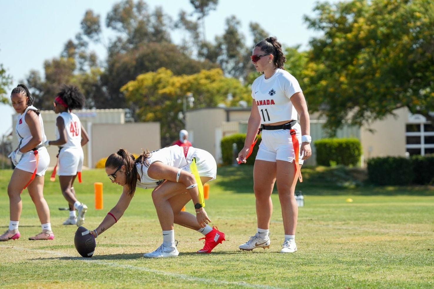 Quarterback Sara Parker looking to add Olympian to impressive flag ...