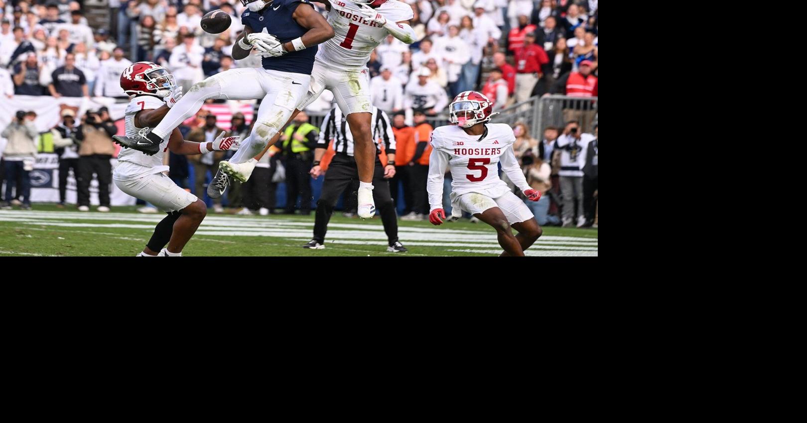 Omar Cooper Jr's toe-tap TD keeps No. 2 Indiana's undefeated season ...