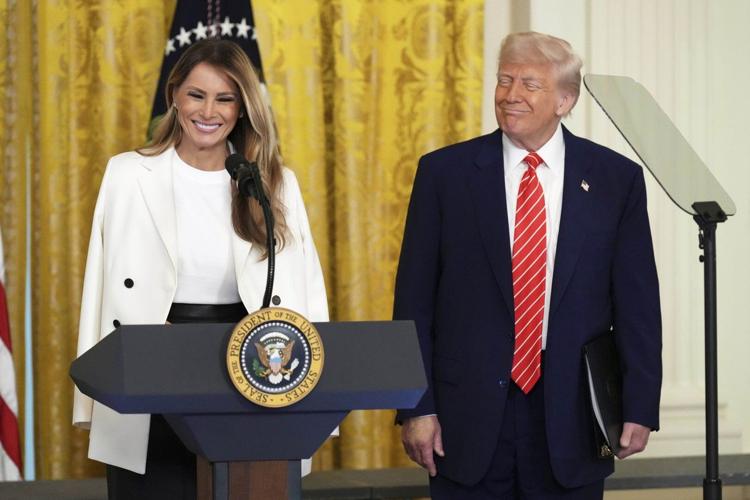 Melania Trump hosts White House event to unveil Barbara Bush postage stamp