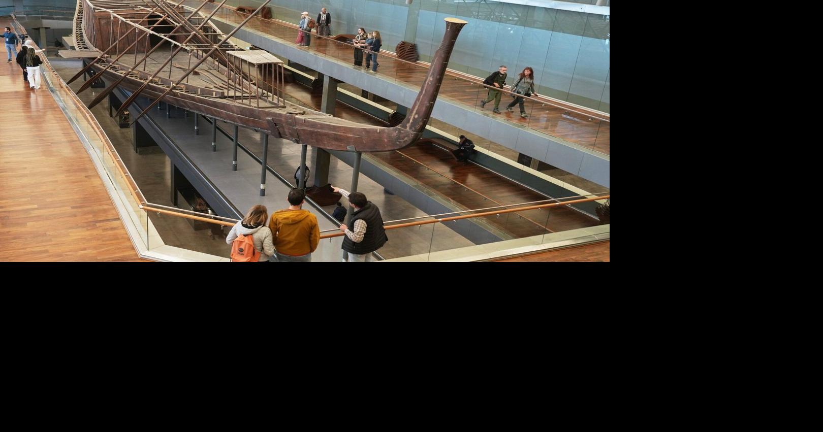 Ancient Egyptian pharaoh's boat reassembled in real time at Grand ...