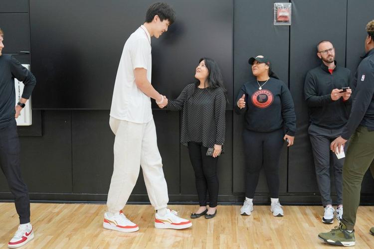 Trail Blazers see 7-1 Chinese center Yang Hansen as a unique and ...