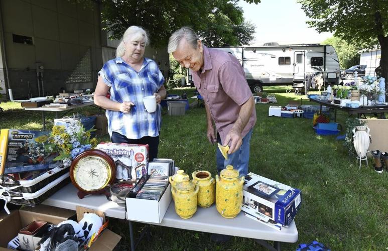 Turning trash to treasure at annual Beach Strip yard sale