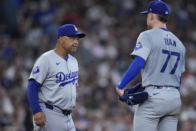 River Ryan strikes out 8 in 1st major league win, Dodgers hit 3 homers ...