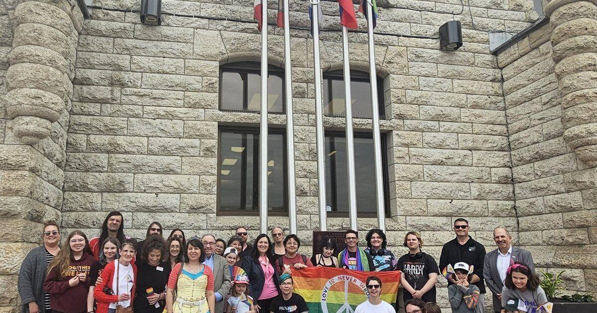 City of Portage celebrates diversity with dual flag-raising