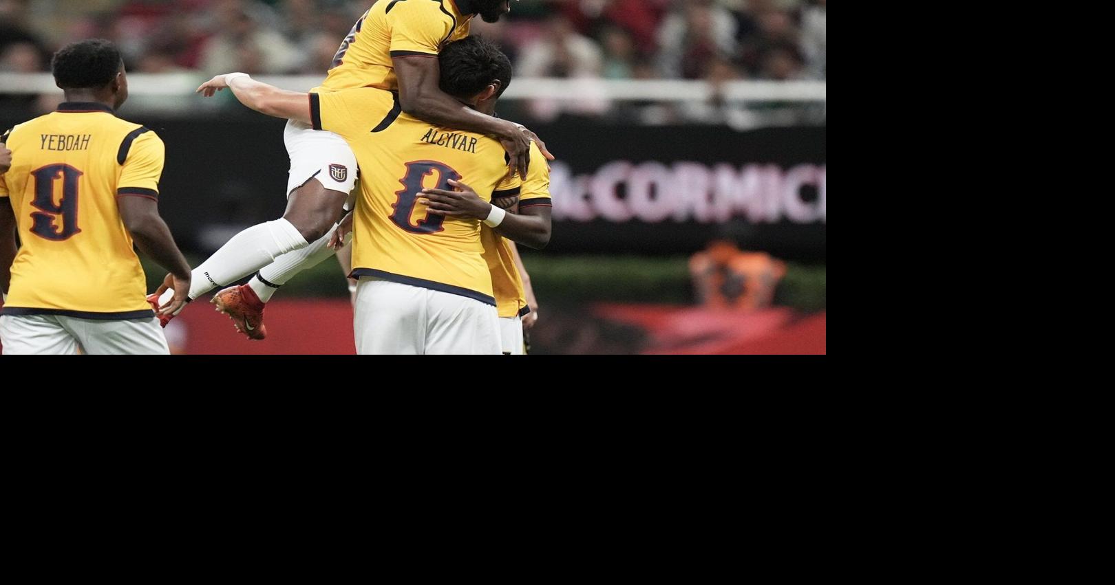 Ecuador and Mexico draw 1-1 in a World Cup warmup