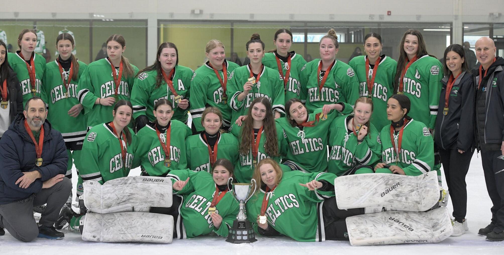 Bishop Ryan wins HWCDSB girls hockey championship