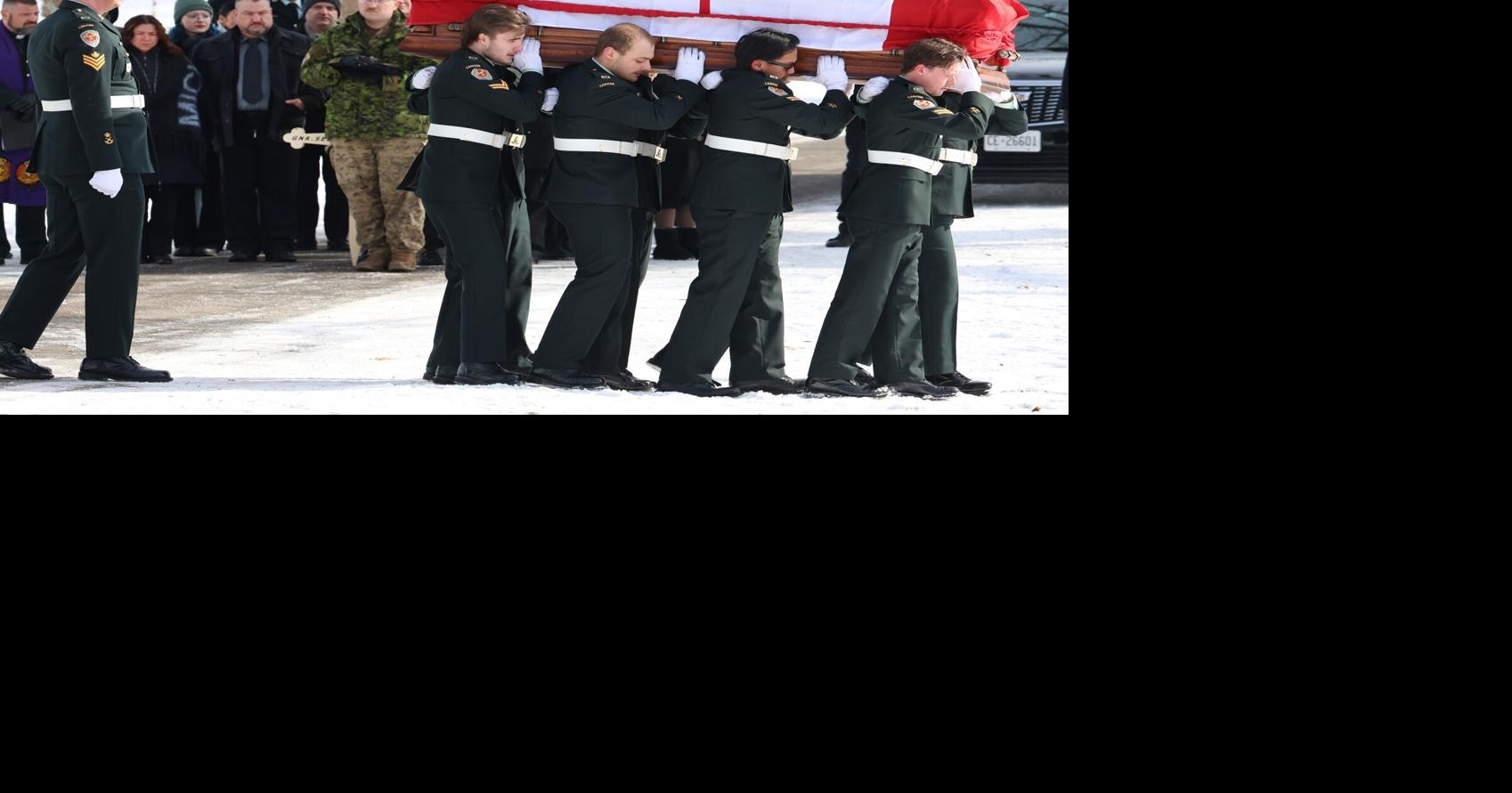 Military pageantry marks service for Sebastian Halmagean