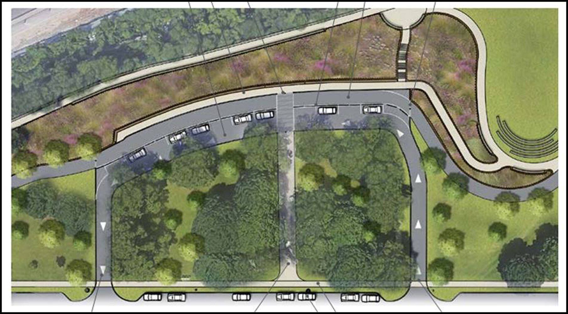 Residents decry parking removal at Sam Lawrence Park