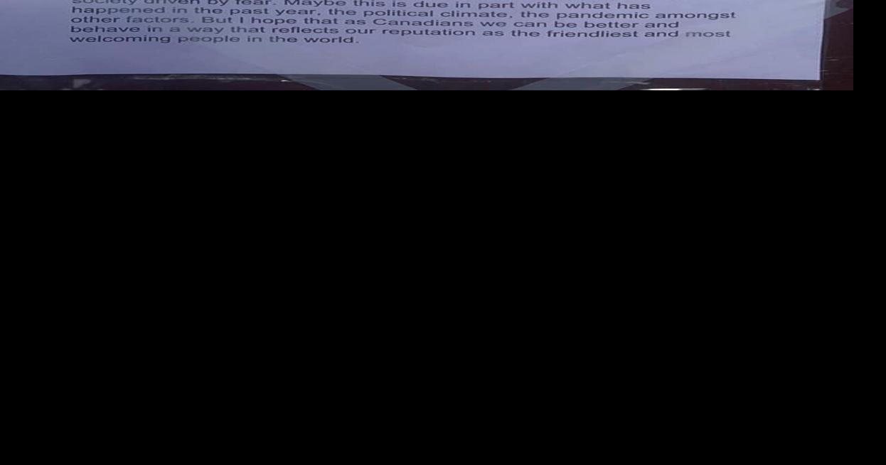 ‘Beyond disgusted’: Open letter calls out racist incident in Waterdown