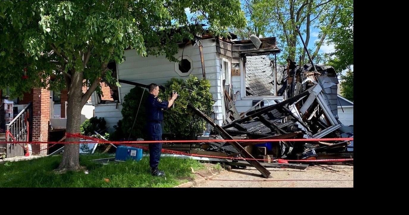 Destroyed home second explosion in neighbourhood this week