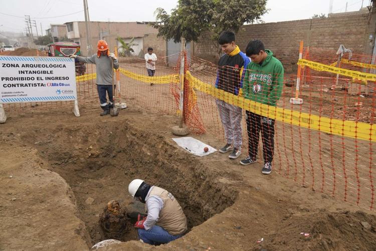 Utility workers uncover 1,000-year-old pre-Inca mummy in Peru's capital