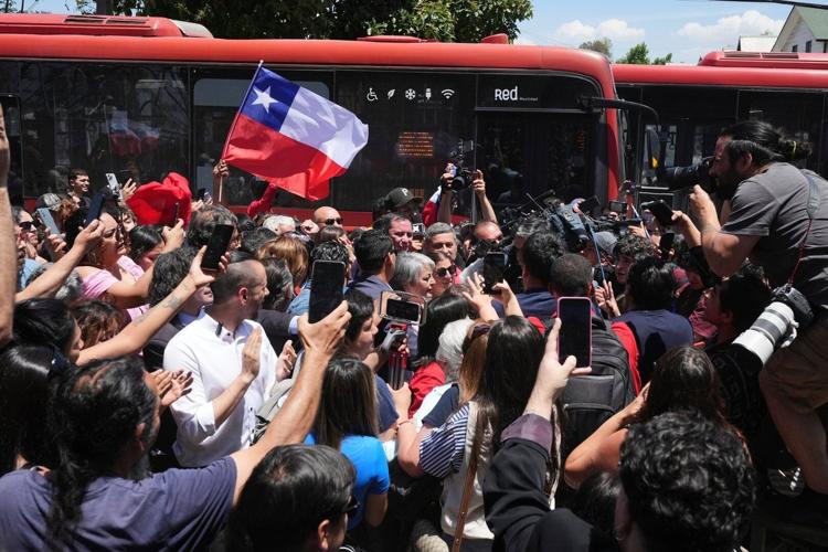 Photos from Chile's general elections
