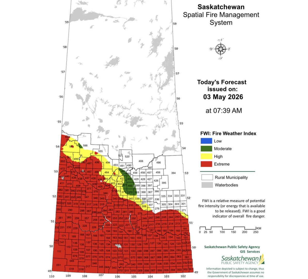 South Sask. in dry conditions, province says it won't ban fires yet