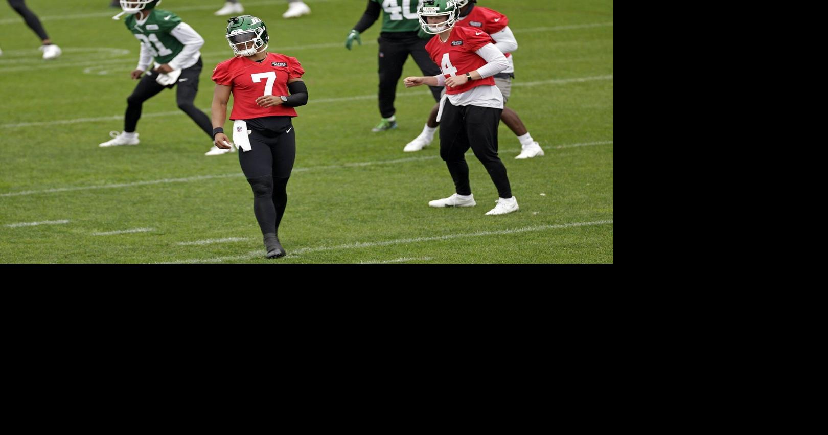 Action! Jets using helmet-mounted cameras to help Justin Fields and the ...