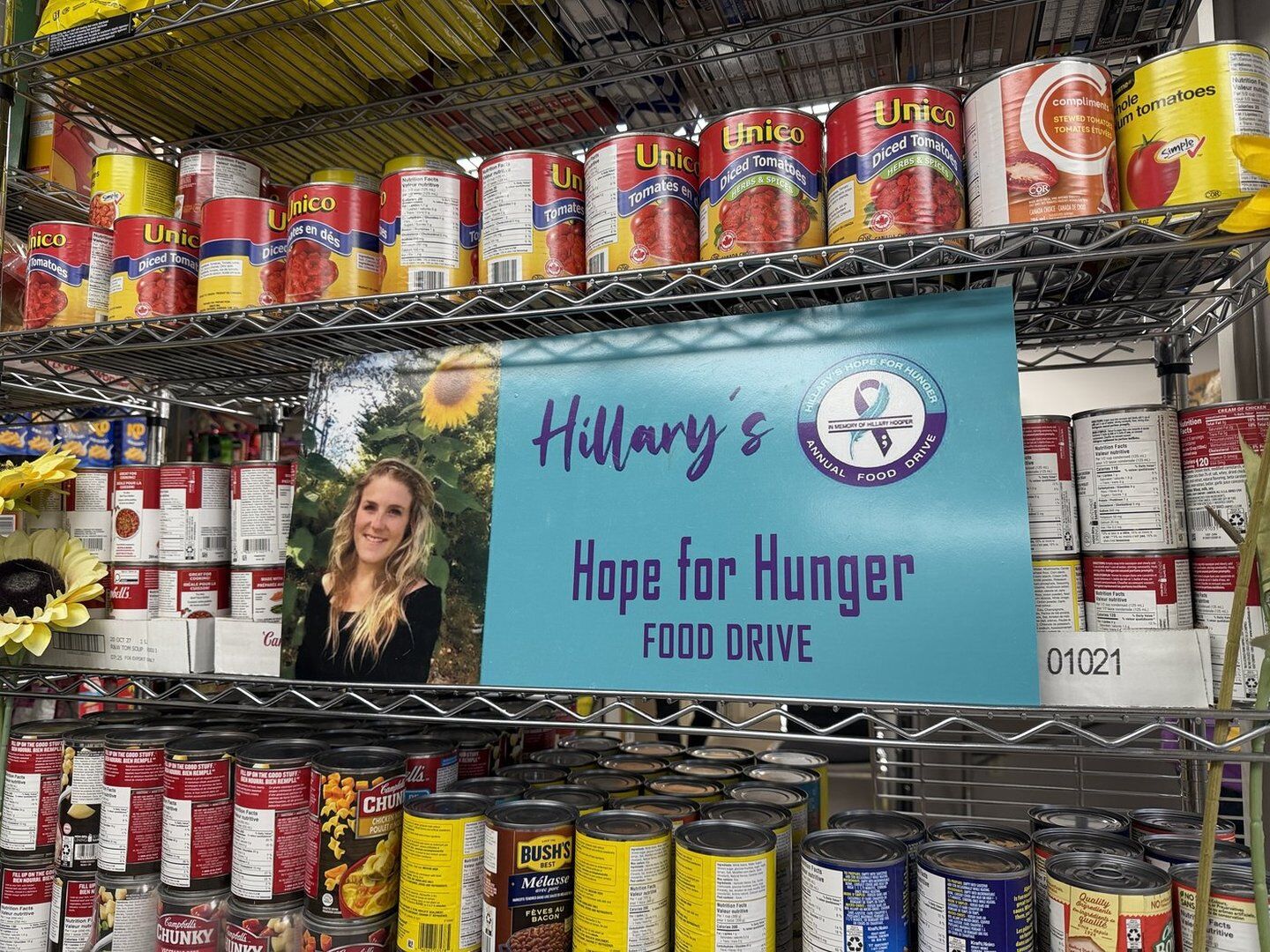 Hillary’s Hope for Hunger holds food drive for displaced food bank