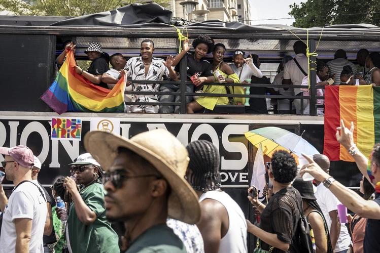 Hundreds march to mark 35 years of Pride Johannesburg in South Africa
