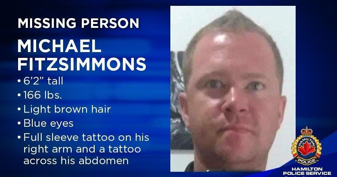 Hamilton police searching for missing man Michael Fitzsimmons
