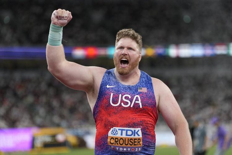 Ryan Crouser beats injury and wins his third world shot put title to go ...