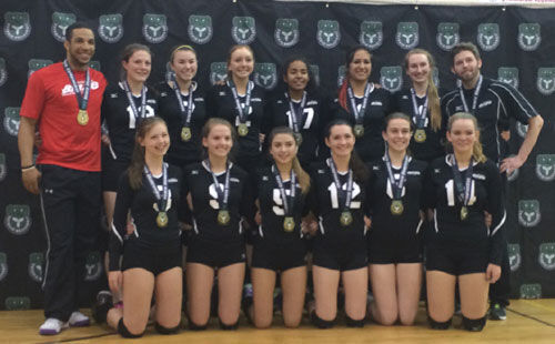 Waterdown volleyballers help Burlington Blaze 17U strike gold