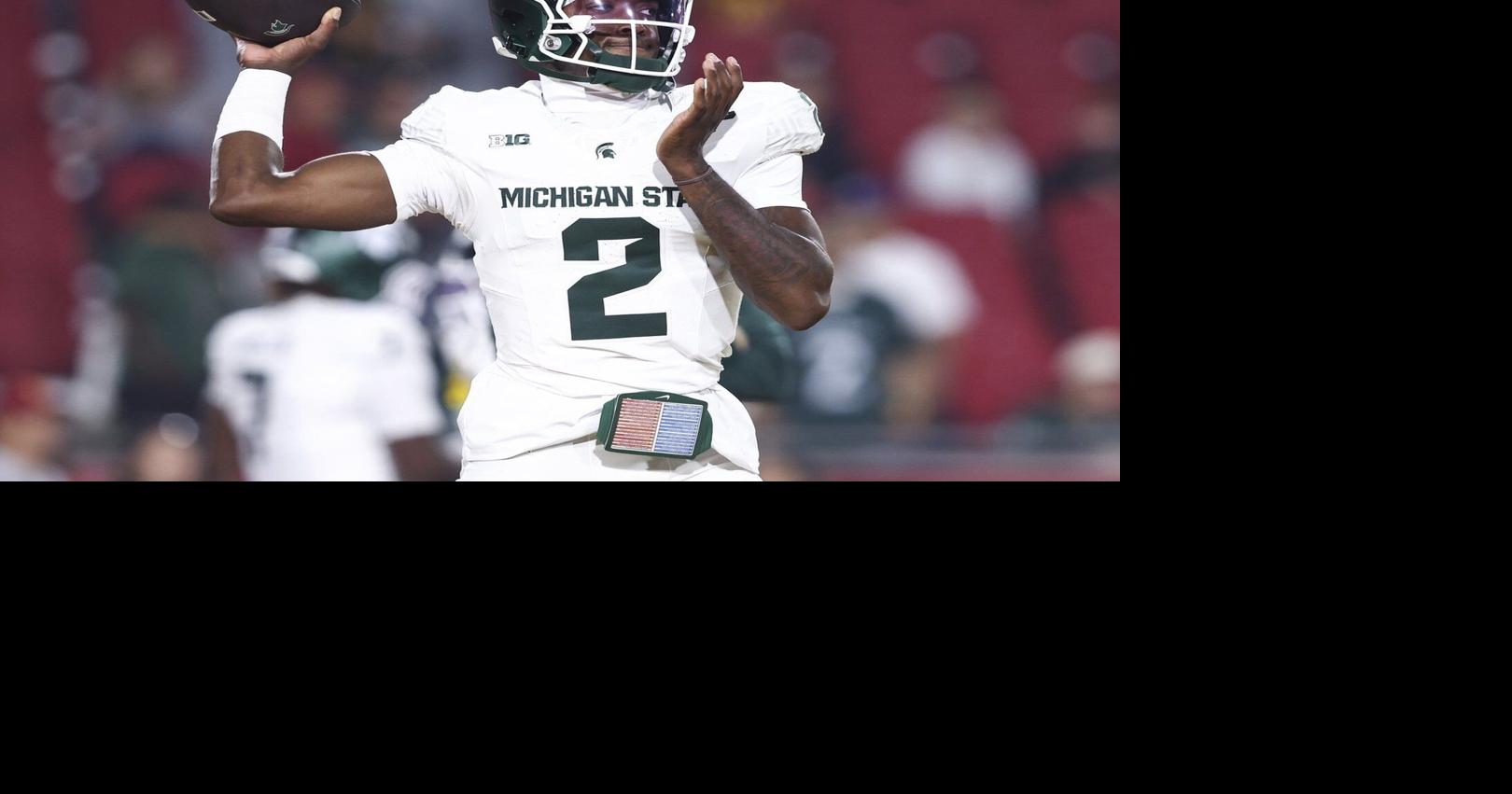 Michigan State QB Chiles returns after briefly leaving game vs Nebraska ...
