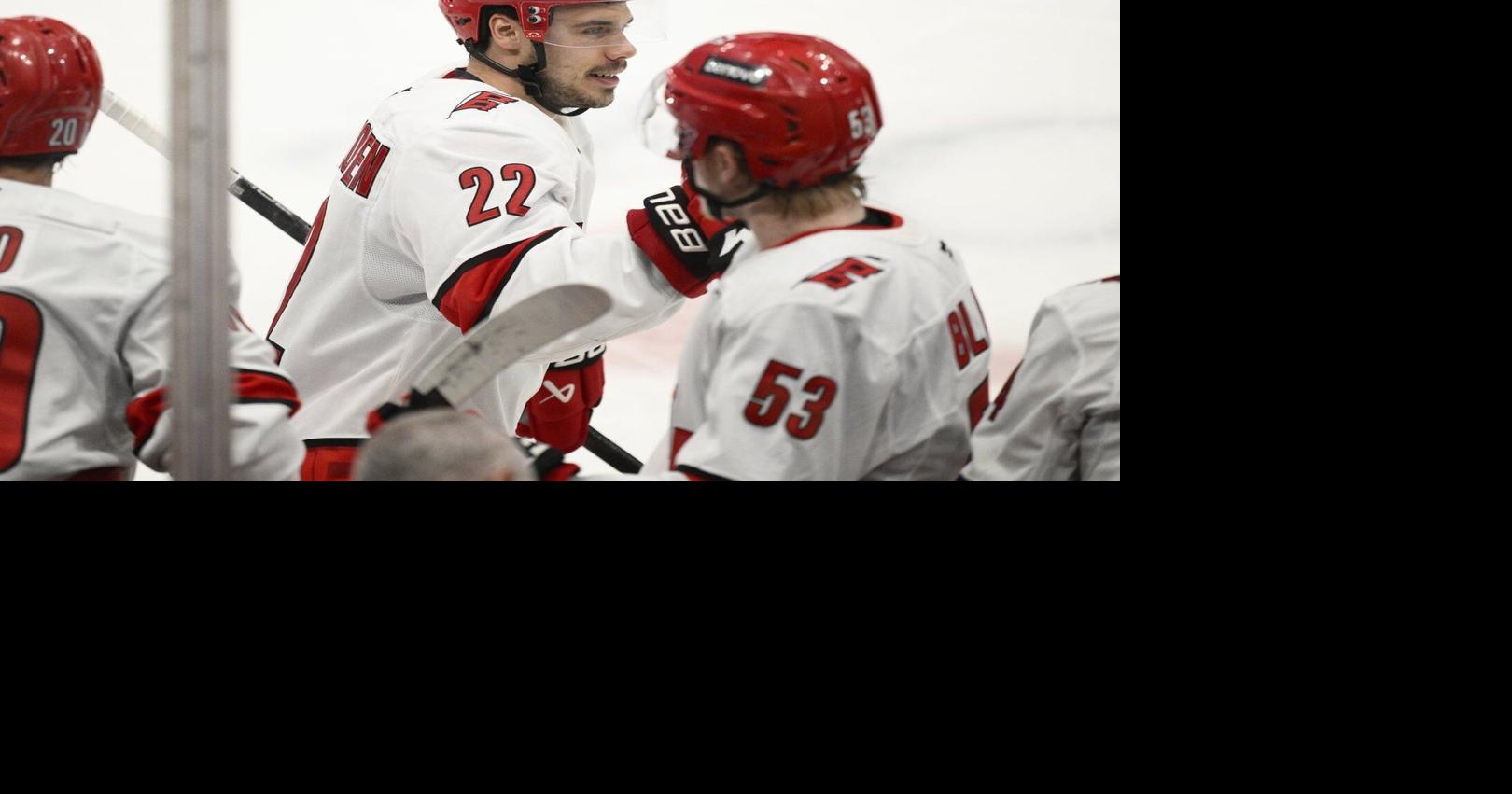 Slavin scores in OT, Hurricanes clip Capitals 2-1 in second-round ...