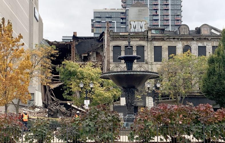 Building collapse near Gore Park