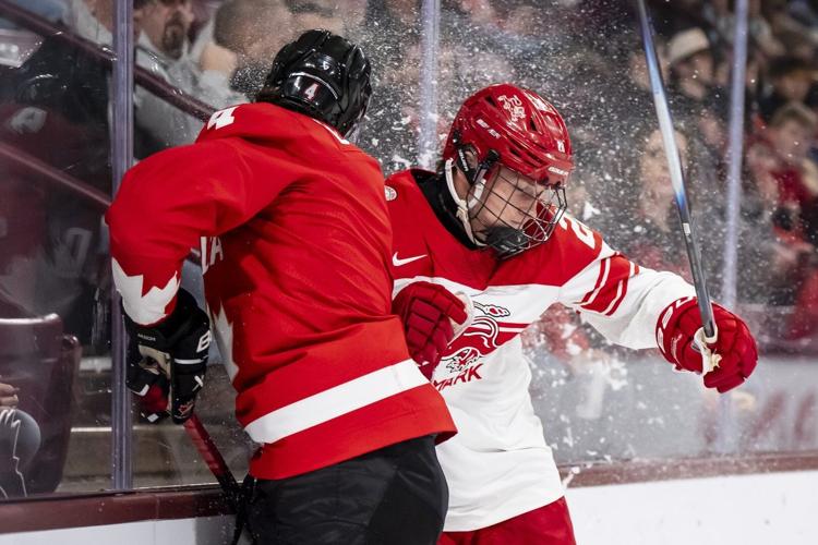 Gavin McKenna scores hat trick, Canada cruises past Denmark 9-1 at ...