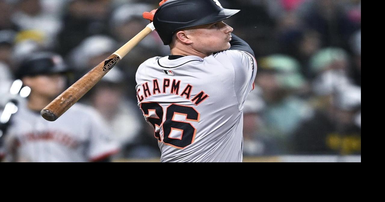 Chapman homers twice and drives in 5 runs to help Harrison and the ...